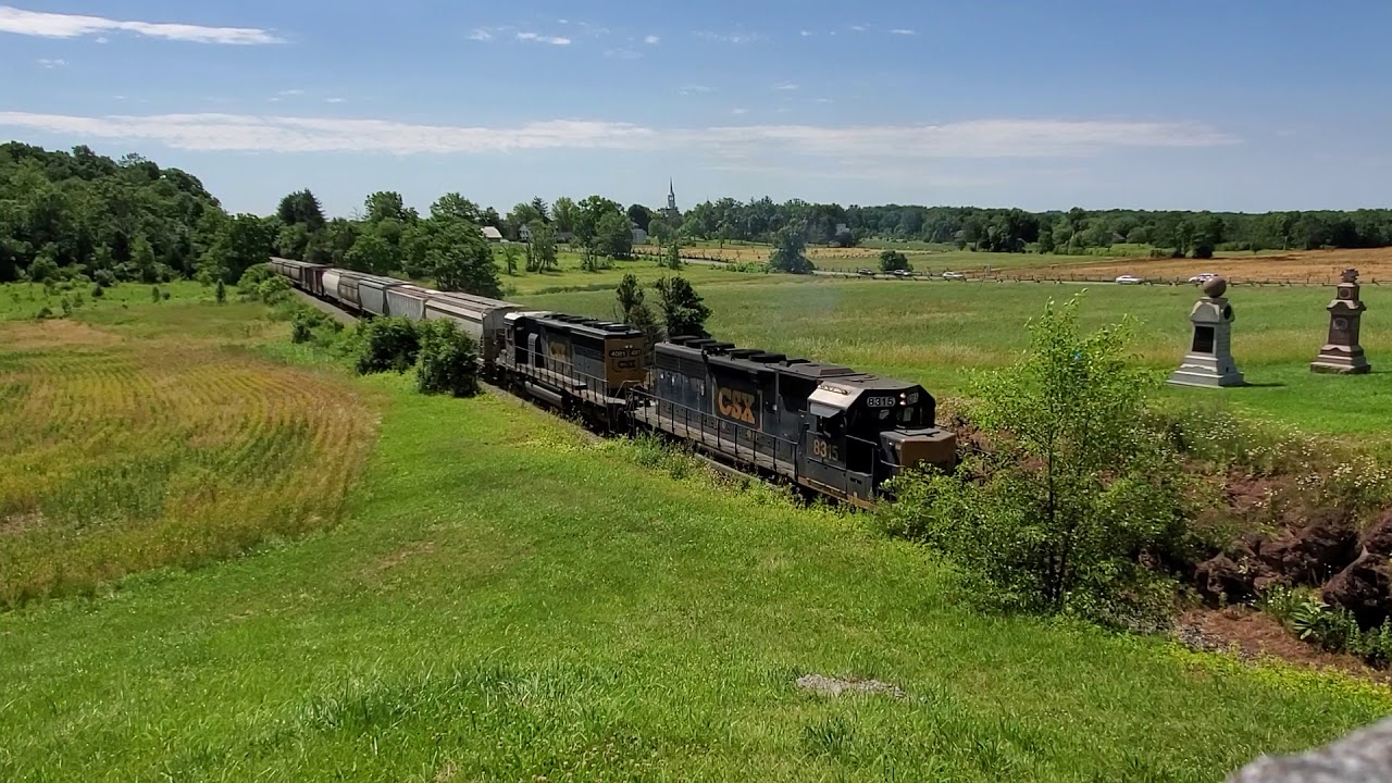 CSX D795-13 on the Hanover Subdivision - YouTube