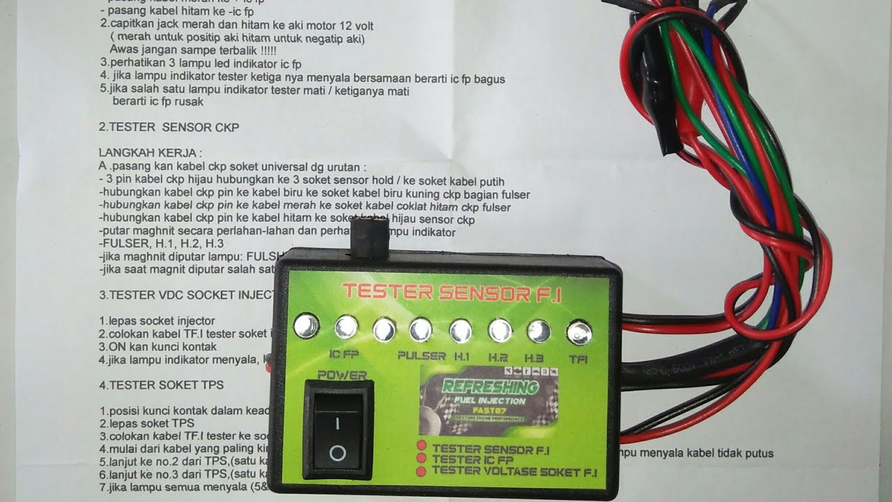 Penggunaan Tester Sensor Fi FAST87 - YouTube