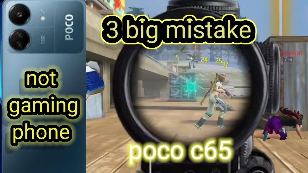 poco c65 free fire gameplay🎮poco c65 free fire test👍poco c65 Ff ...