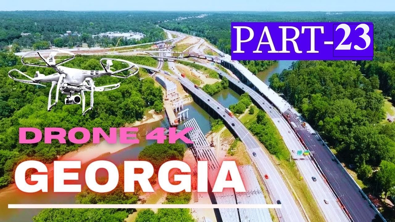 Georgia 4k Footage Bridge | Bridge Drone Footage | Atlanta Georgia ...