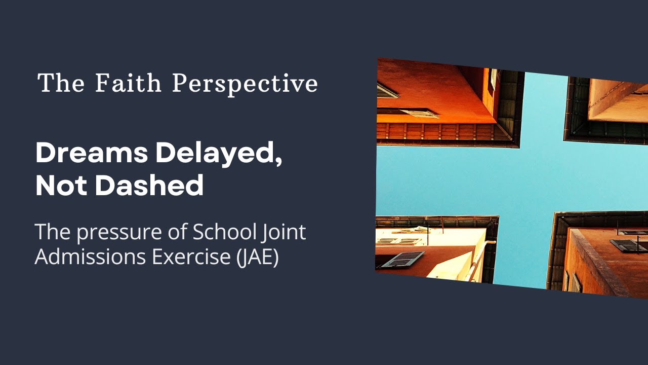 The Faith Perspective: Dreams Delayed, Not Dashed – The pressures of ...