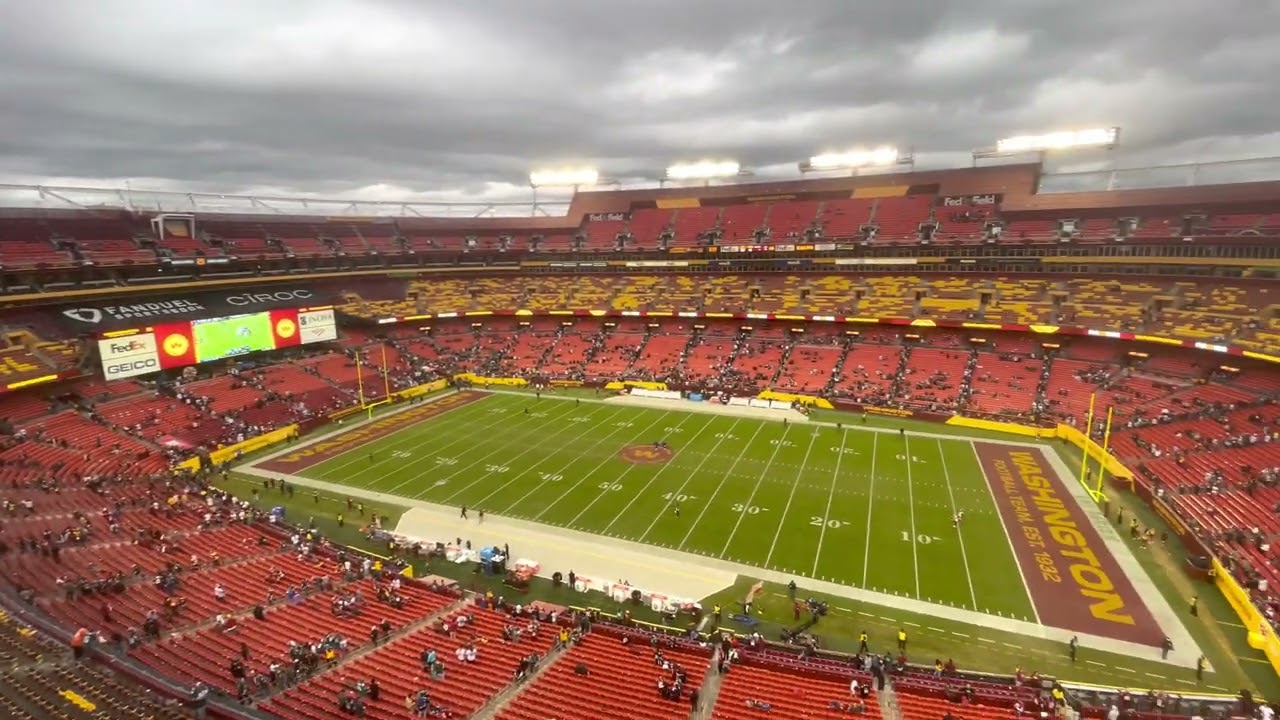 FedEx Field - Birds Eye View - YouTube