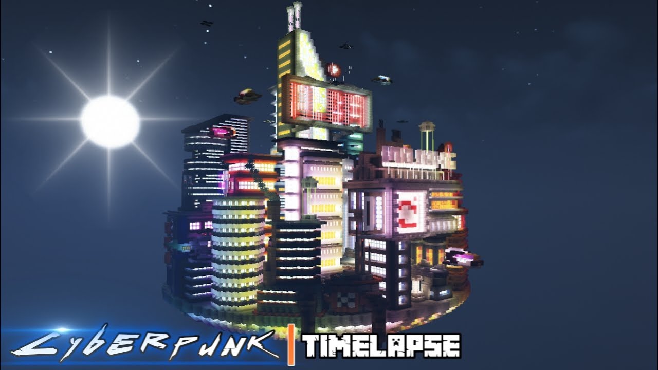 Cyberpunk | Minecraft Timelapse - YouTube