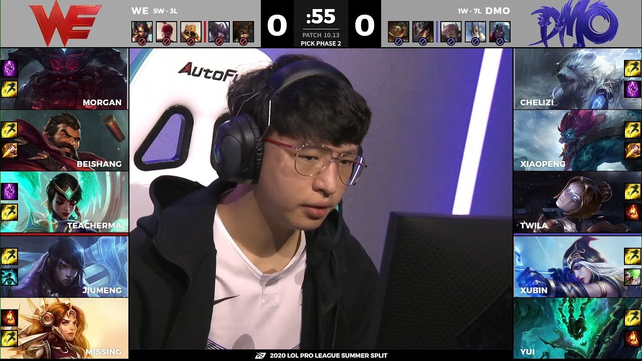 WE vs DMO | W6D1 - Match 1 Game 1 | LPL Summer Split 2020 – S10 | Team WE vs Dominus Esports ...