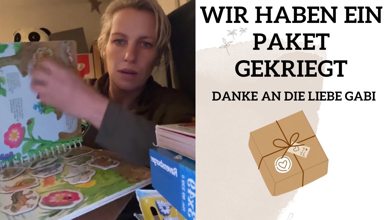 Wir haben ein Paket gekriegt - danke liebe Gabi - YouTube