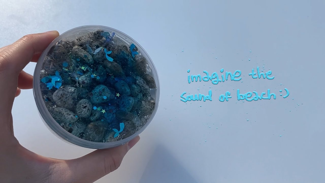 Korean Slime ASMR(5ni Stone Slime Outside Playing) - YouTube