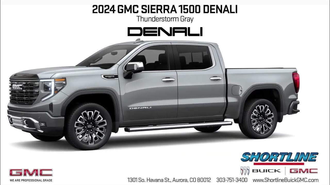 2024 Gmc Sierra 1500 Denali Ultimate 360 Color Palette Shortline Gmc