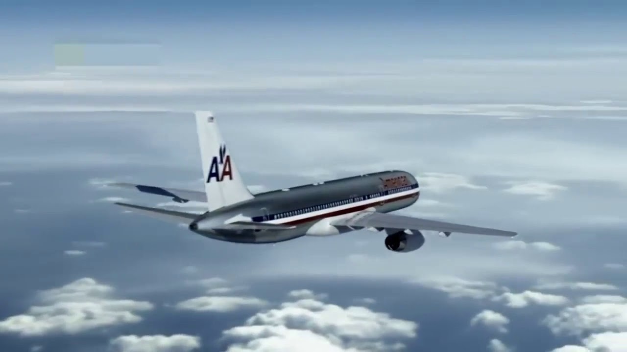 American Airlines Flight 77 Crash Animation - YouTube