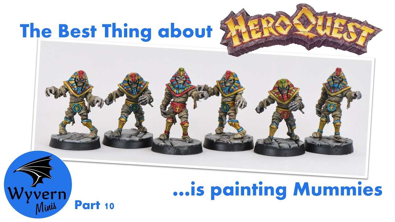 The Best Thing about Heroquest... is painting Mummies! - YouTube
