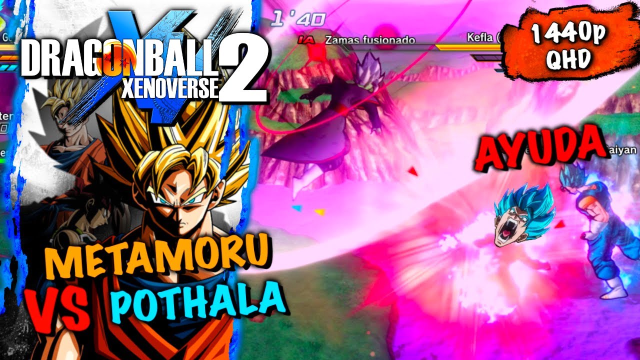 🐒 COMBATE METAMORU vs POTHALA 🐒 Dragon Ball Xenoverse 2 MODS || 1440p ...