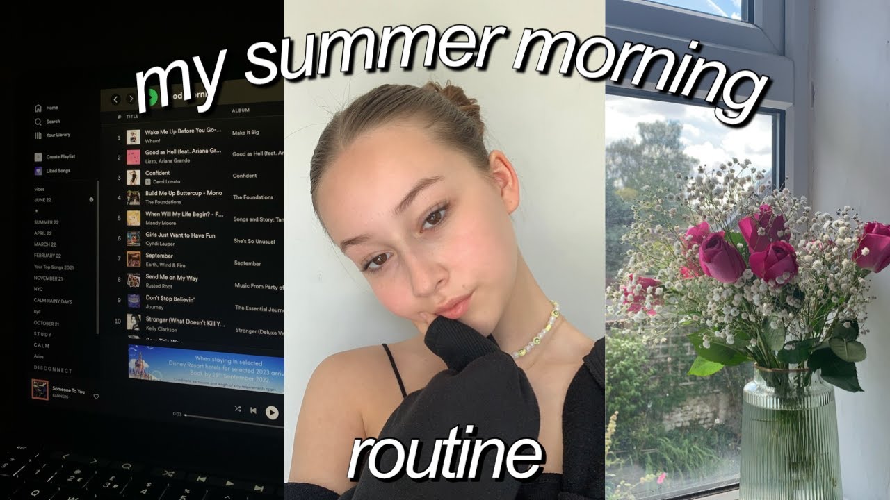 MY SUMMER MORNING ROUTINE *productive* #morningroutine # ...