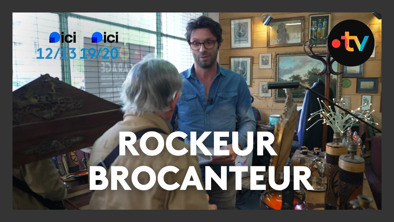 Le musicien de Blankass Johan Ledoux est devenu brocanteur - YouTube