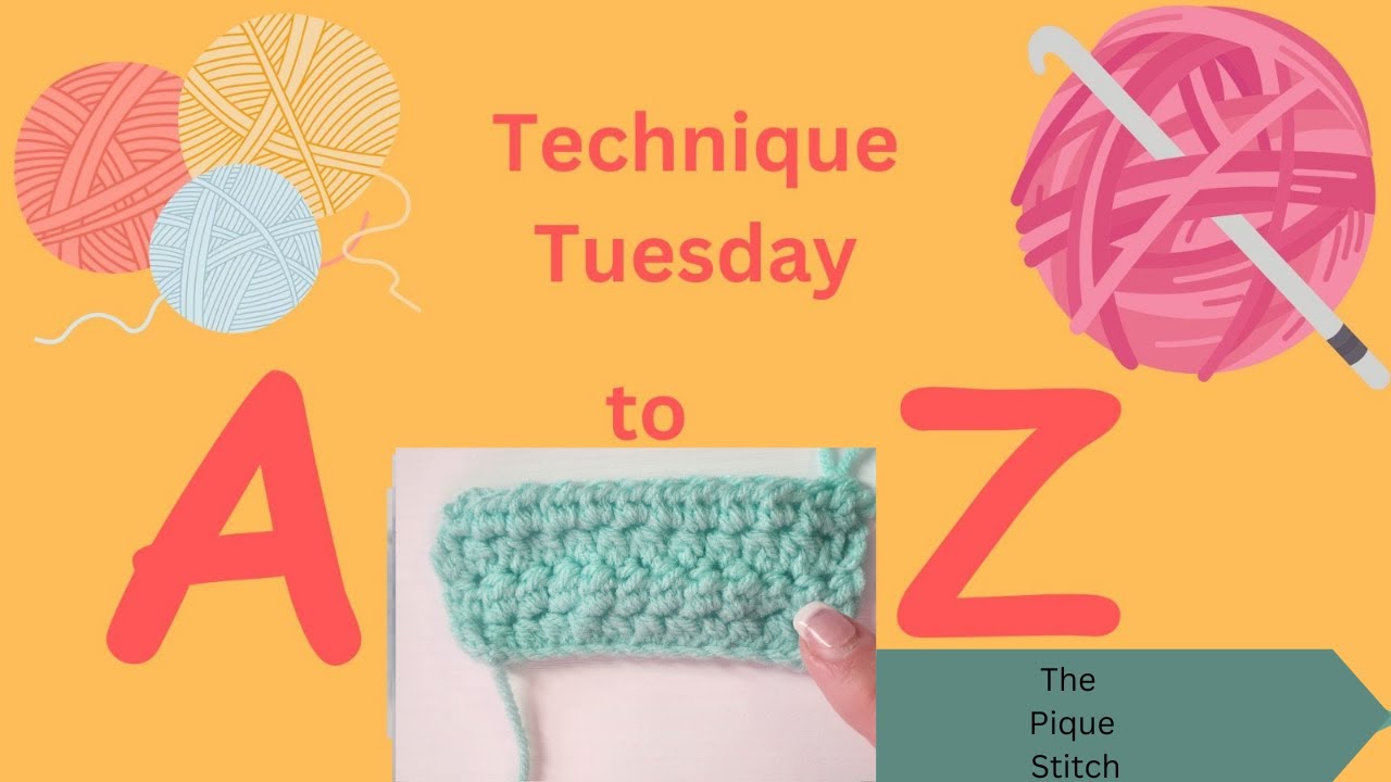 Technique Tuesday A to Z: The Pique Stitch #techniquetuesday - YouTube