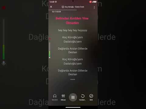 koç köroğluyam karaoke #Ömerşahin