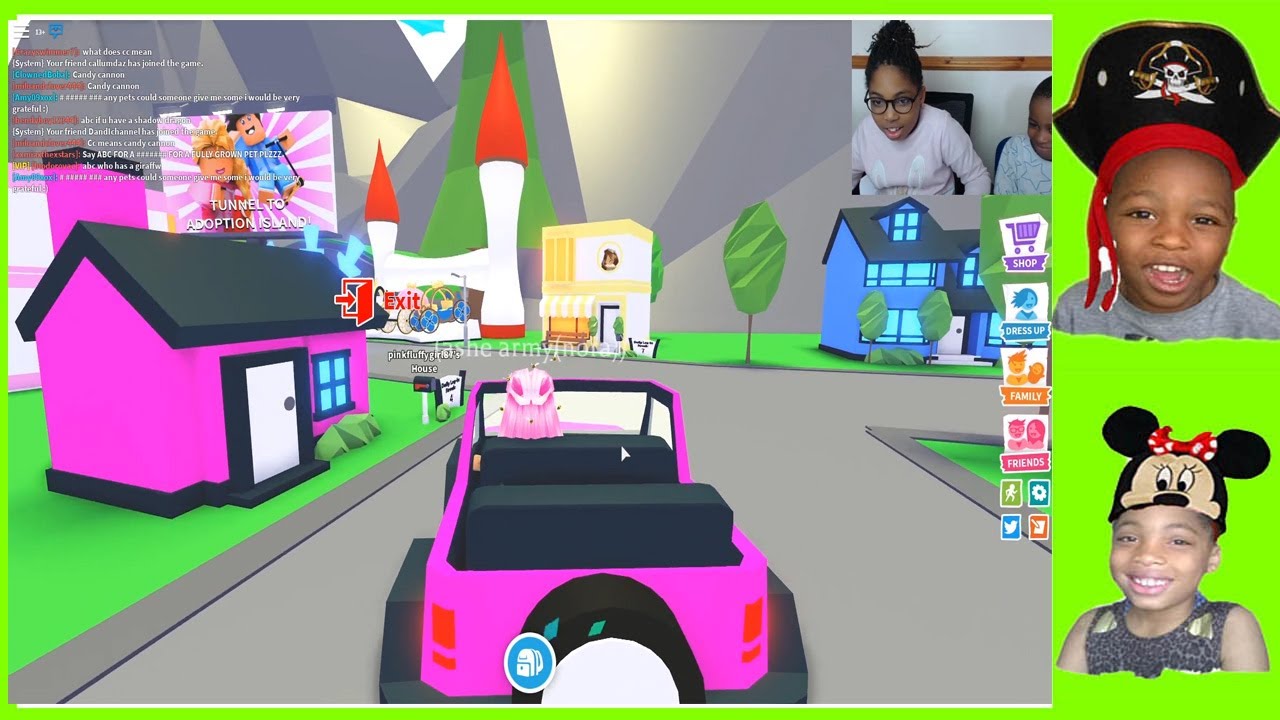 ADOPT ME having with David and Ines (Roblox Adopt Me) - YouTube