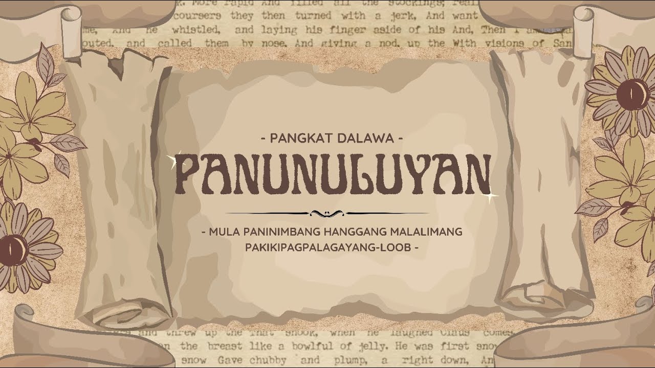 Panunuluyan (Part 1) PCAS-06-401P - YouTube