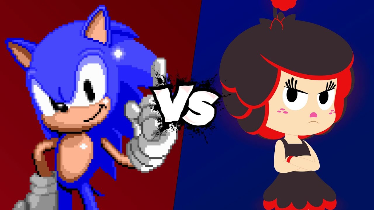 MUGEN Battle - Sonic vs Hanazuki - YouTube