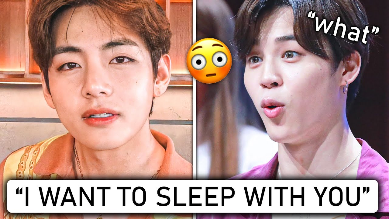 BTS V Wanted To Sleep With Jimin After A Nightmare - YouTube