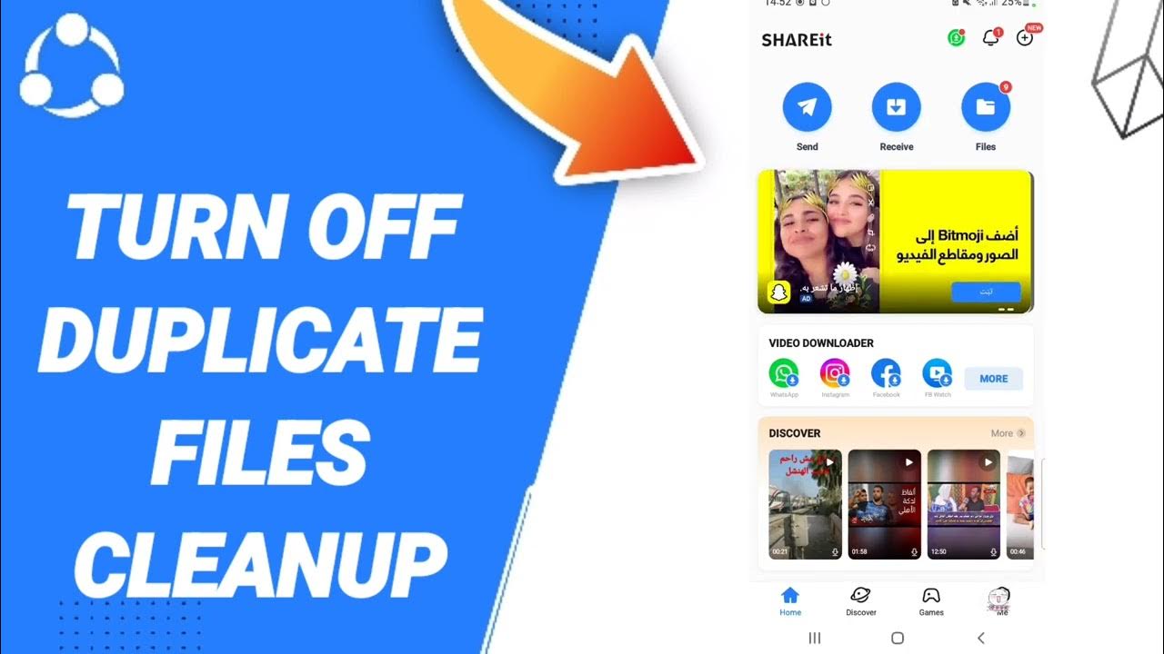 How To Turn Off Duplicate Files Cleanup On Shareit App - YouTube