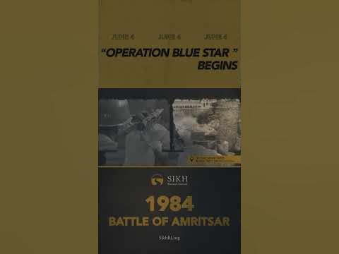 1984 Battle of Amritsar - June 4: Operation Bluestar Begins - YouTube