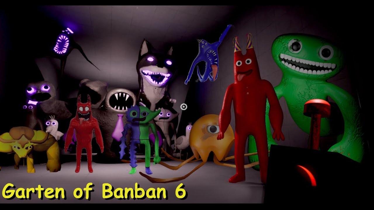 [GOBB6] All monsters Bosses in Garten of Banban 6! Gameplay oficial ...