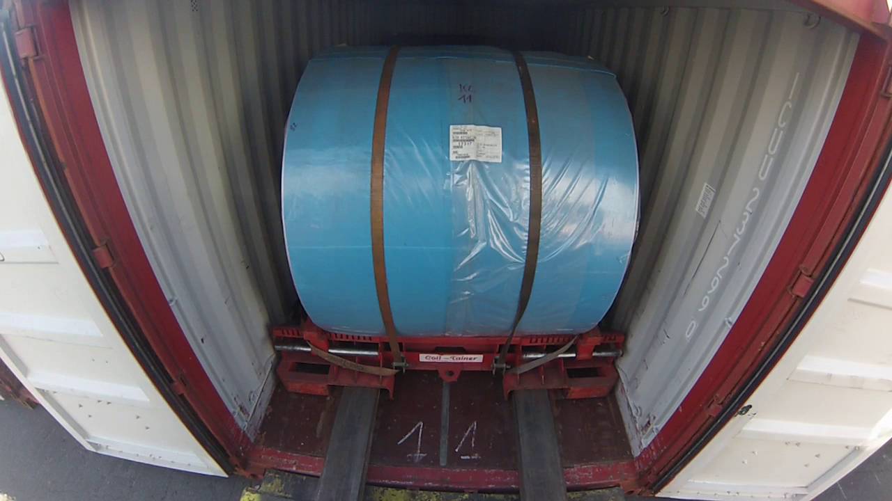 Penn Terminals, stripping coil containers. - YouTube