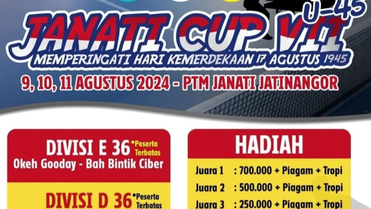 JANATI CUP V11 sedang live sekarang! - YouTube
