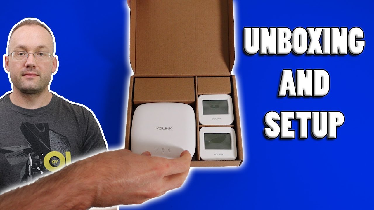 Yolink Temperature Humidity Sensor Unboxing and Setup Guide - YouTube