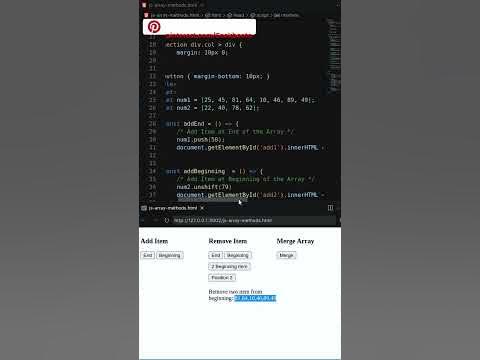 Mastering JavaScript Array Methods for Effective Data Manipulation | Geekboots - YouTube