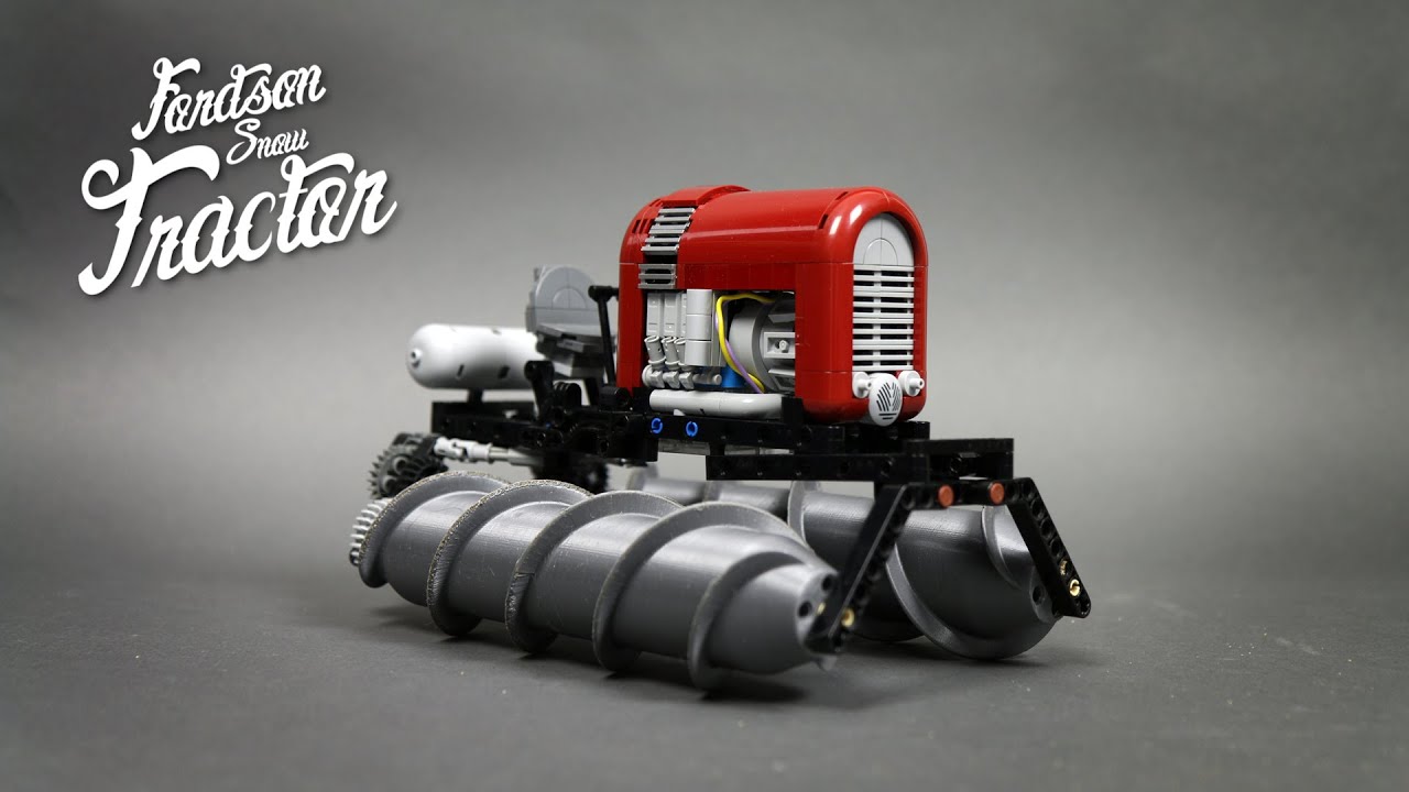 LEGO RC Fordson Amphibious Screw Tractor - YouTube