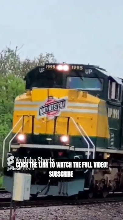 UP 1995 THE CNW HERITAGE UNIT LEADS ZDUNP THROUGH MARYSVILLE KS! #shorts #train #railway - YouTube
