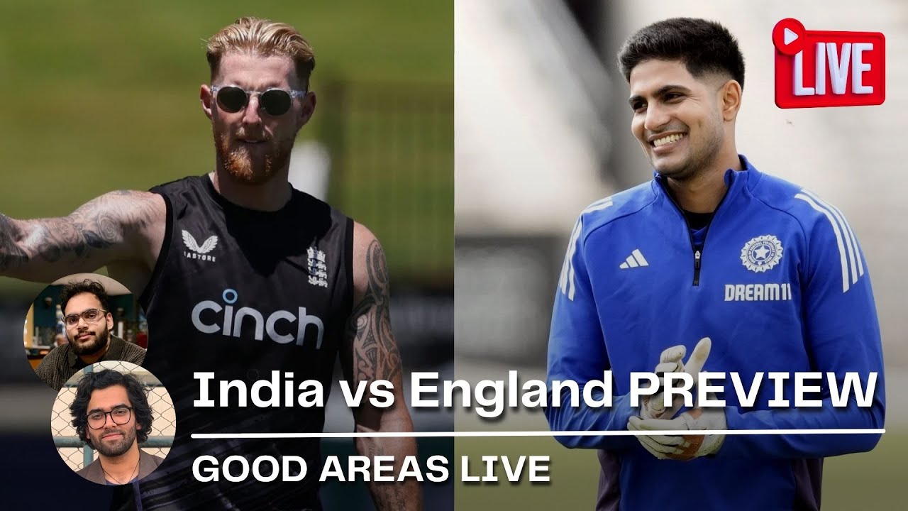 India vs England PREVIEW | Good Areas Live #indveng #ict #ecb #bcci ...