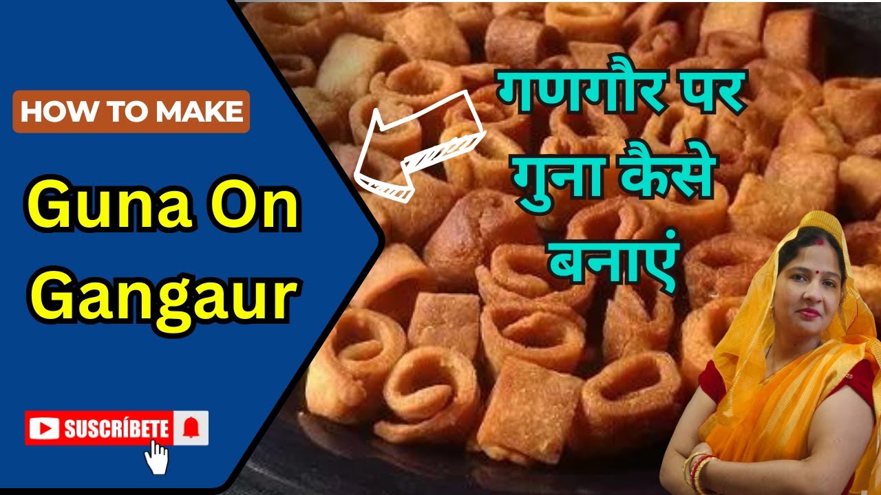 How To Make Guna On Gangaur || Guna Kaise Banaye || Rajasthani Gangaur ...