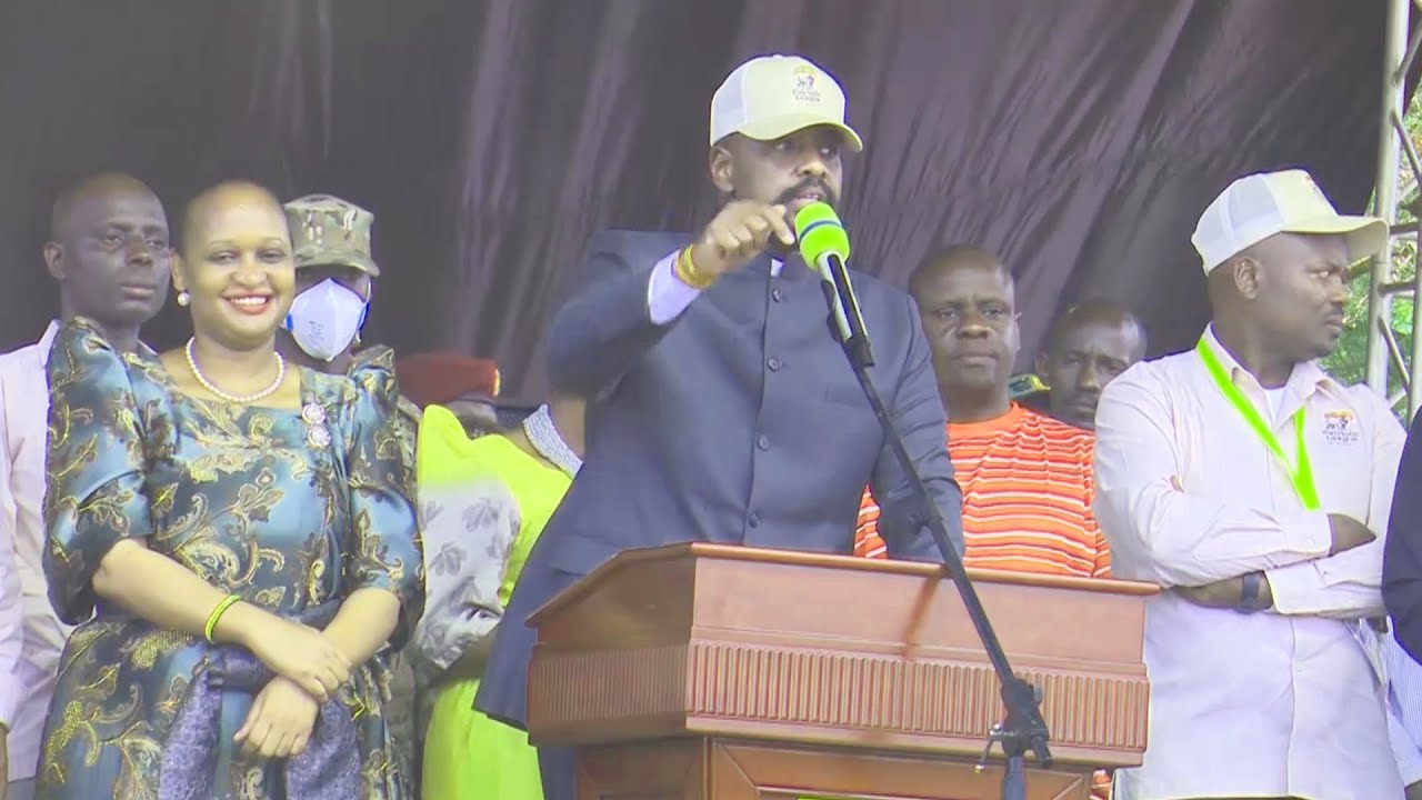 Gen Muhozi Kainerugaba's Memorable & Vibrant Speech in Masaka! - YouTube