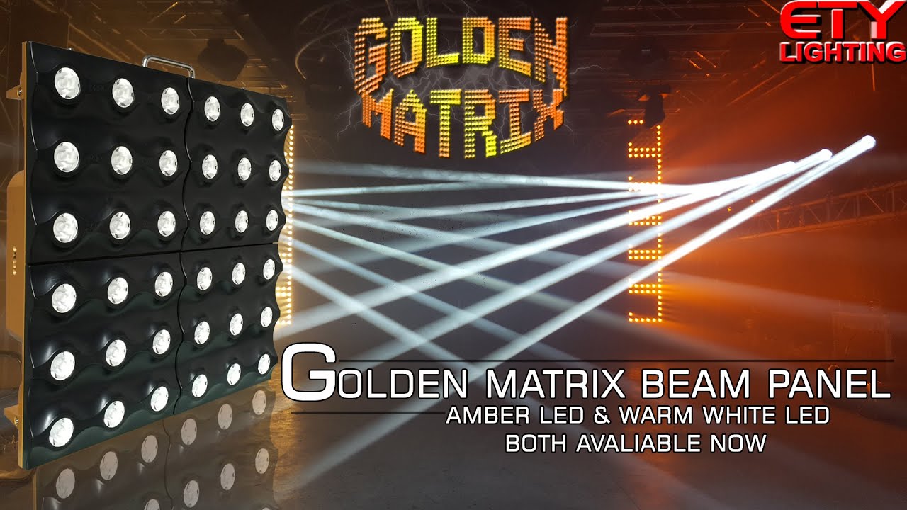 GOLDEN MATRIX BEAM PANEL LIGHT(ETY-411) | ETY LIGHTING - YouTube