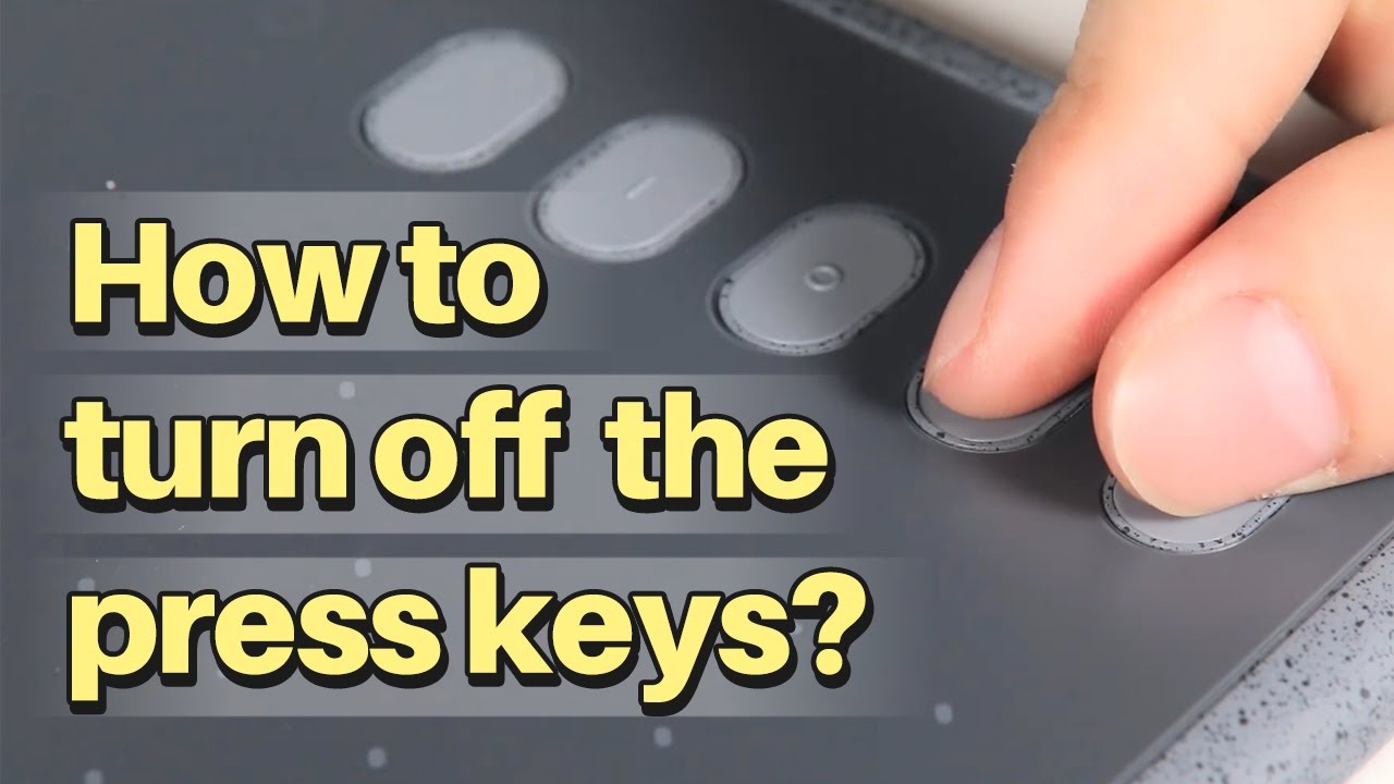 How to turn off the press keys of HS611?? - YouTube