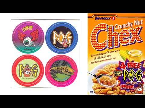 Chex Pogs Milk Caps Series 1 & Advert (1995) - YouTube
