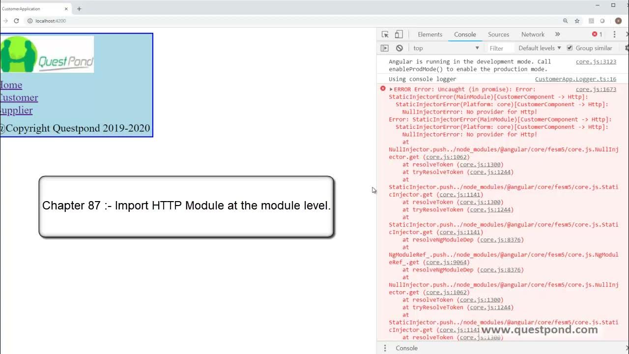 Lab 8: - Make HTTP calls using Angular Components. - YouTube