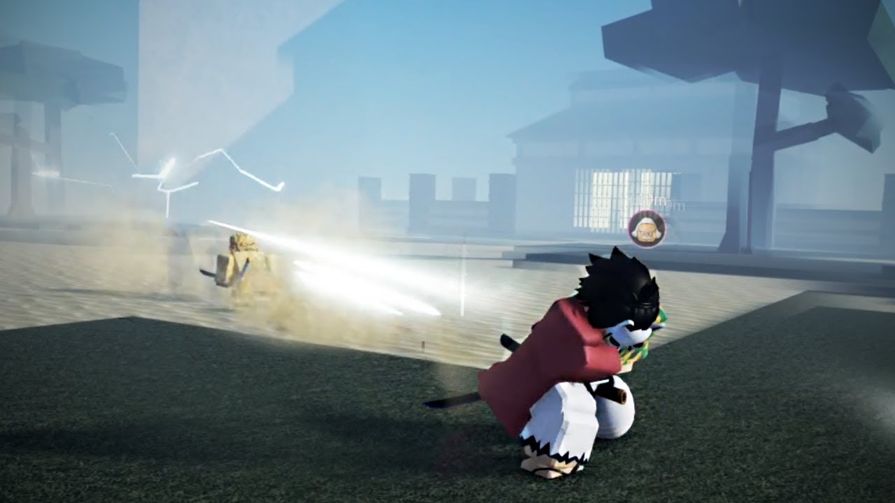 (BOSS FIGHT) Student vs Master THUNDER BREATHING Project Slayers - YouTube