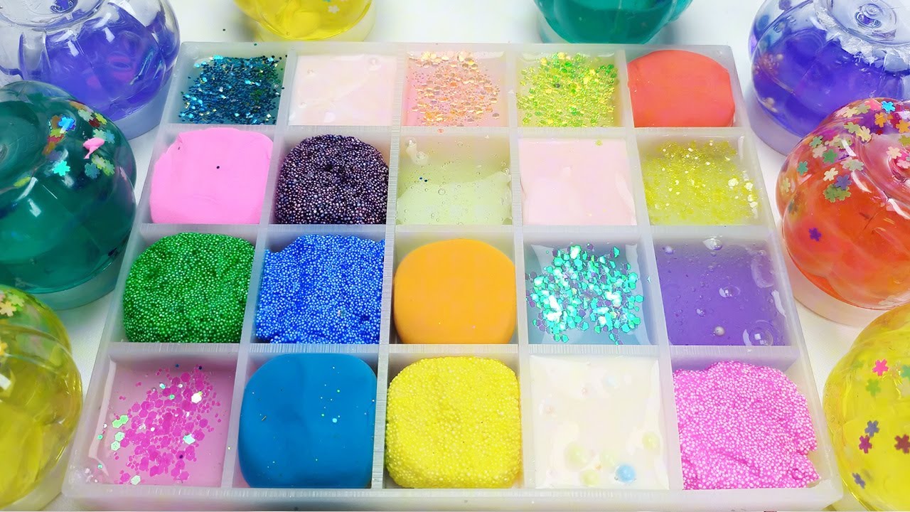 8 Minutes Satisfying Video l How to Make Colors Sushi Slime WORLD with ...