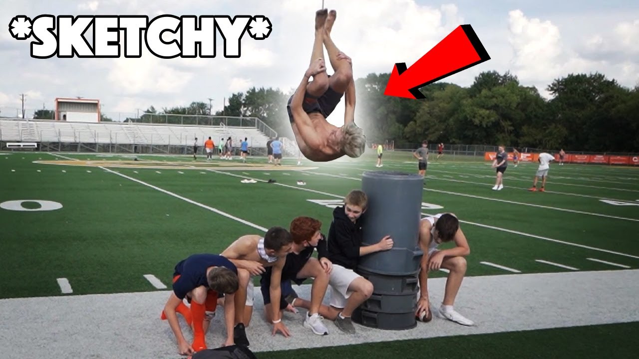 FLIPPING OVER PEOPLE!! (DANGEROUS) - YouTube