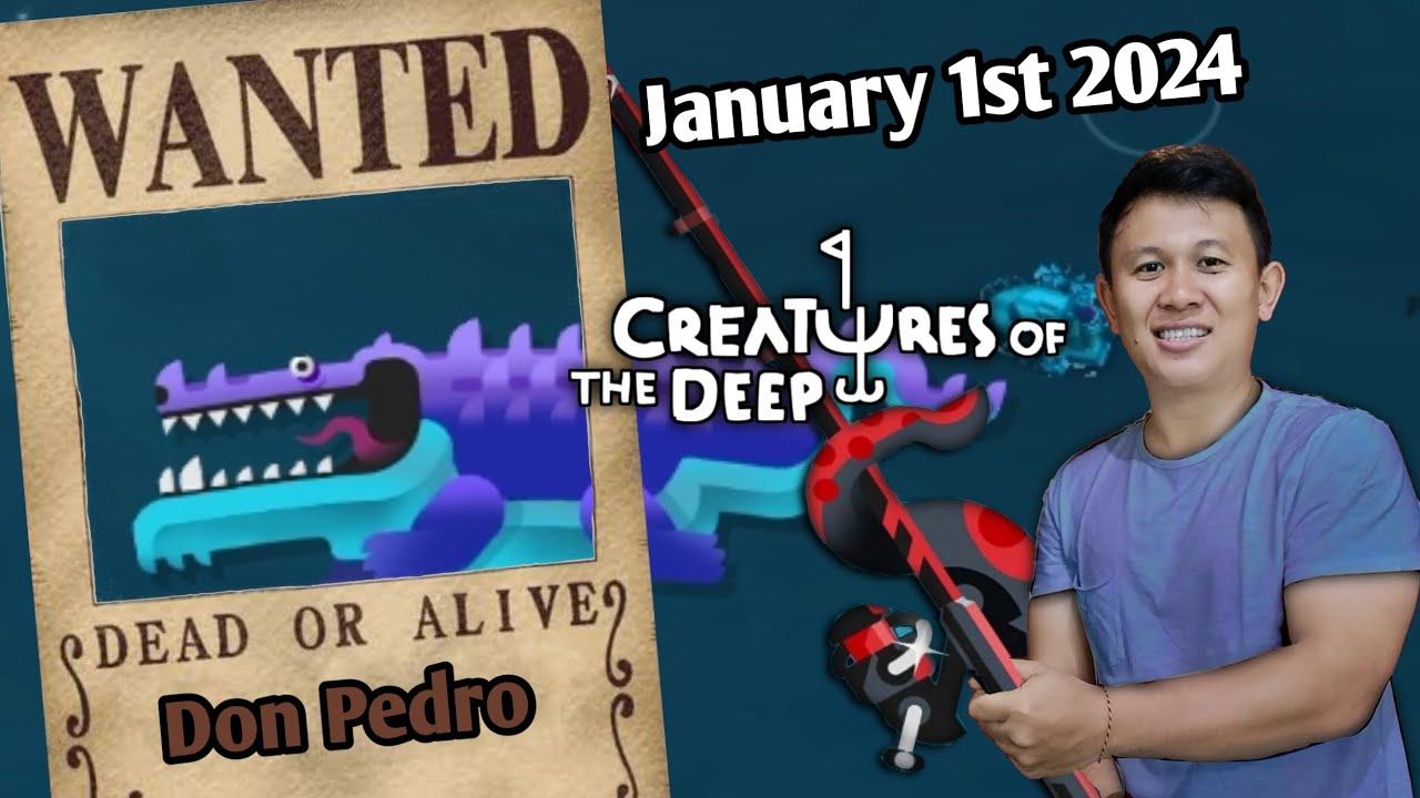 THE FIRST DON PEDRO CATCH IN 2024 January 1st 2024 Creatures of the ...
