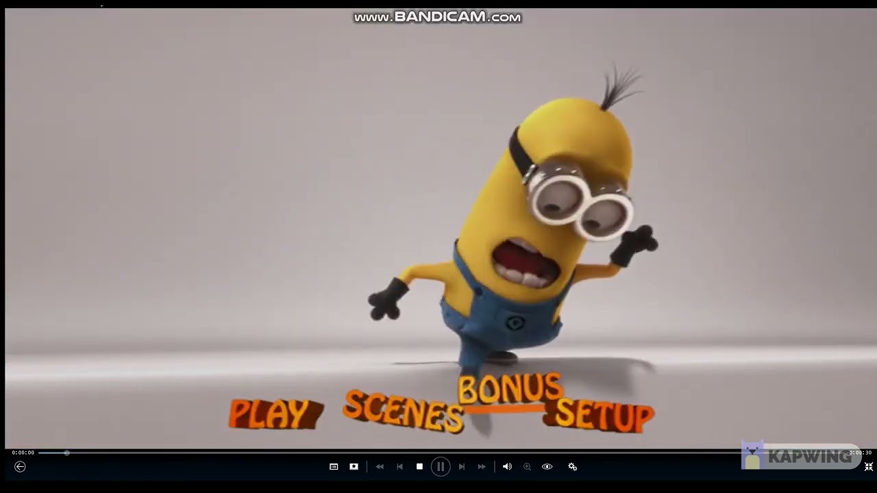 Despicable Me 2010 DVD Menu Walkthrough (Reverse Version) - YouTube