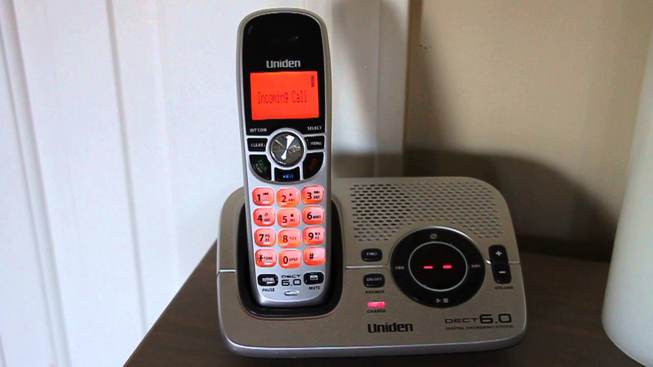 Uniden DECT-1580 Ringing -- 1 - YouTube