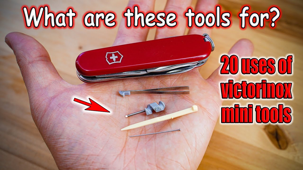 20 Uses of Victorinox SAK Mini Tools That Few People Know About - YouTube