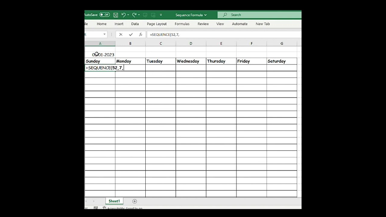 Create A Calendar With Just One Formula In Excel shortfeed excel Create A Calendar With Just One Formula In Excel shortfeed excel