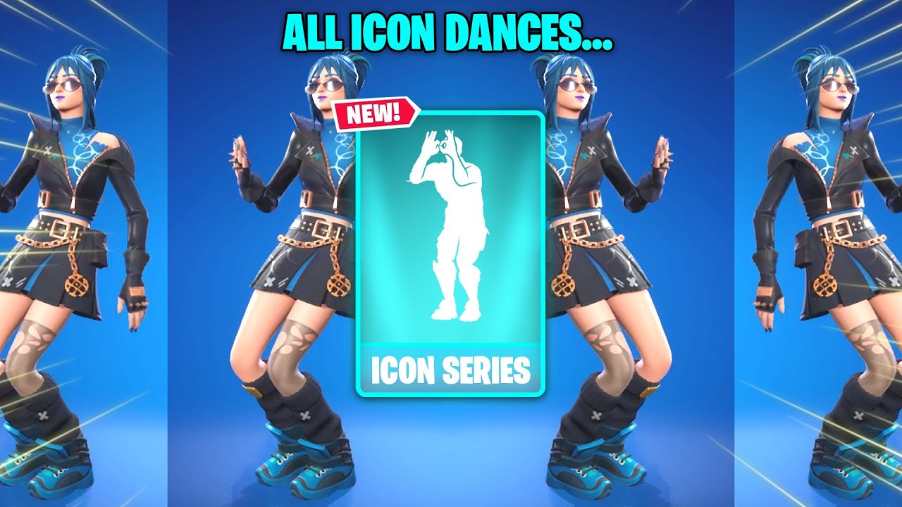 All Fortnite Icon Series Dances & Emotes! (2025 Updated) - YouTube