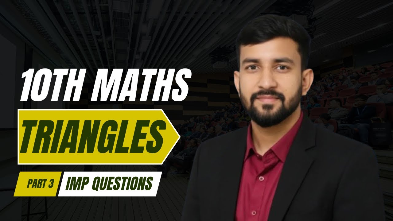Triangles Part-3 | Class 10 Maths | Most IMP Question Q.14| Board 2026 ...