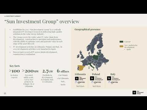 SUN INVESTMENT GROUP | Public bond offering (EN) - YouTube