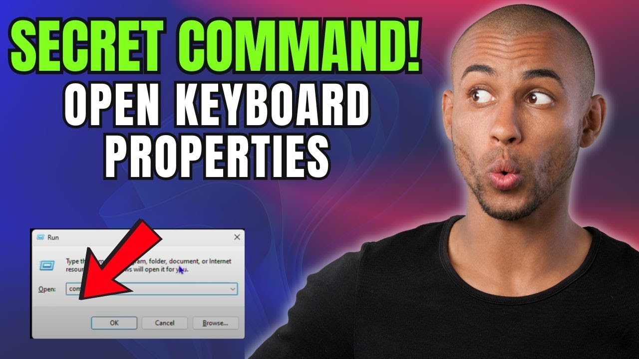 Secret RUN Command to Open Keyboard Properties on Windows 10/11 - YouTube